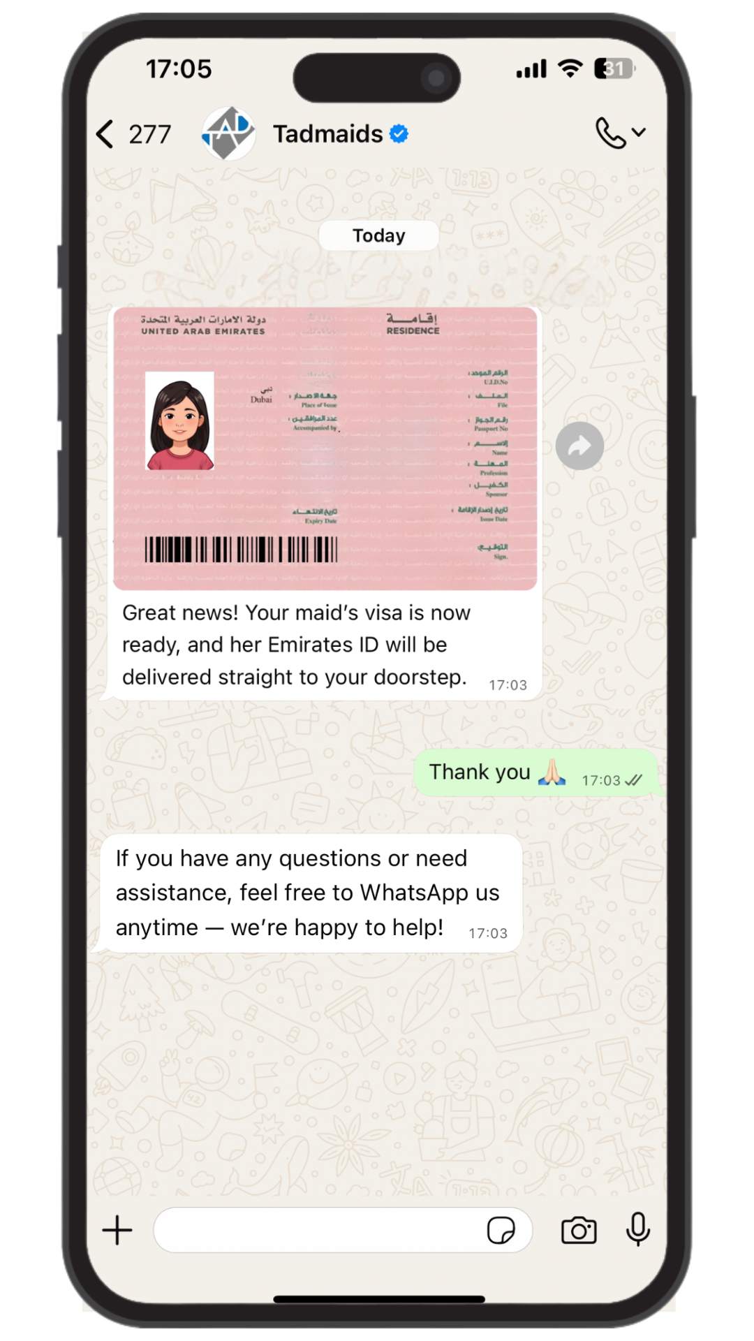 TADMAIDS - Maid & Visa